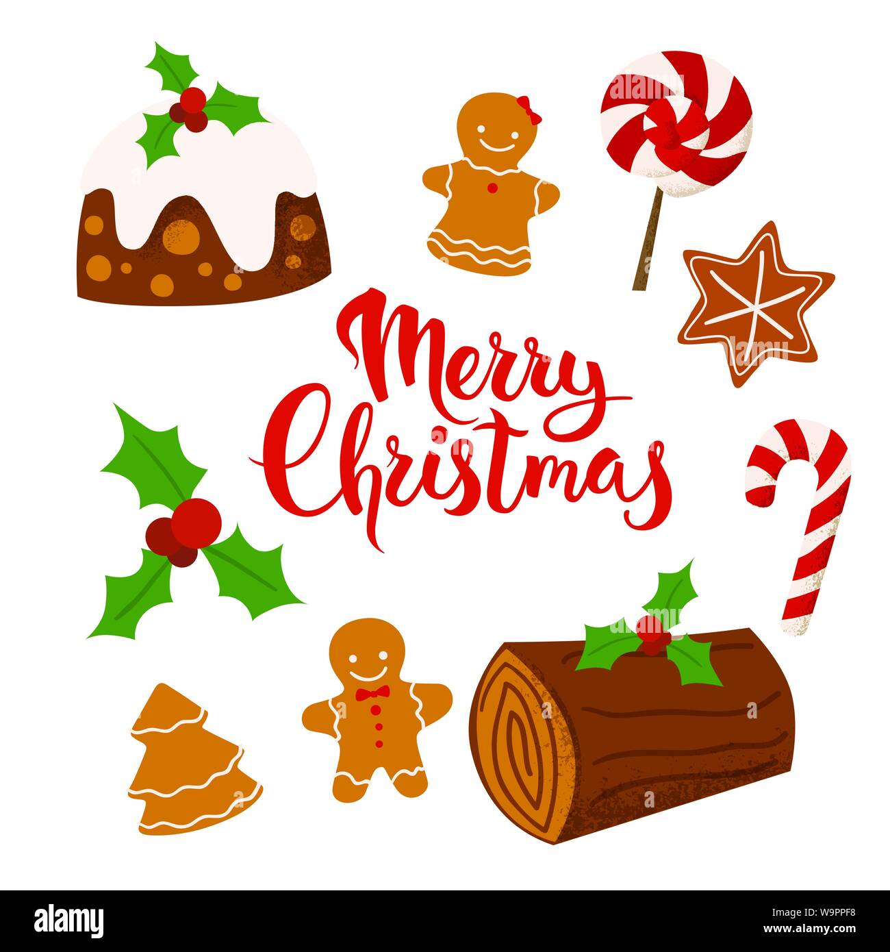 Merry Christmas Vector Art