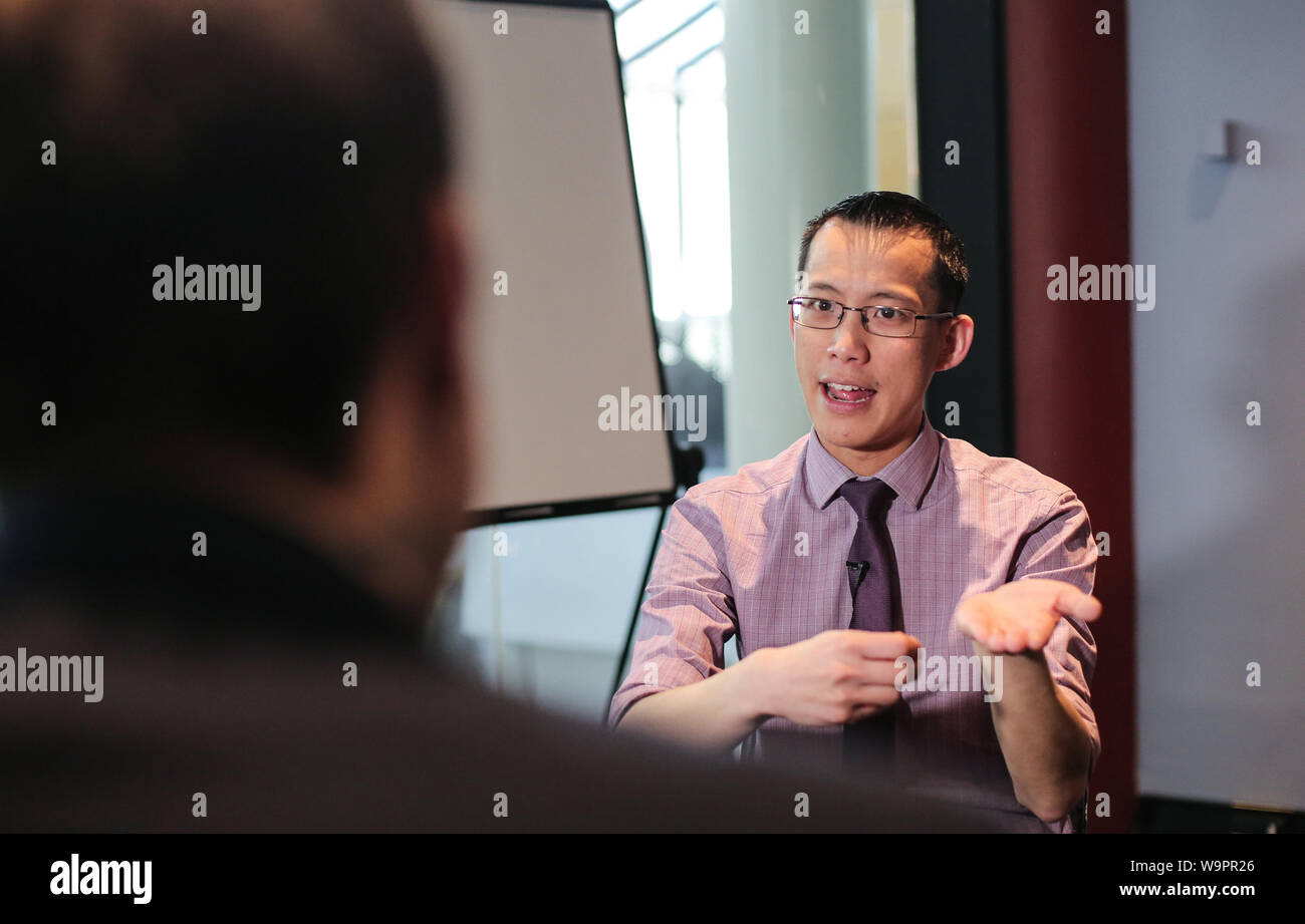Sydney, Australia. 14th Aug, 2019. Renowned mathematics teacher and ...
