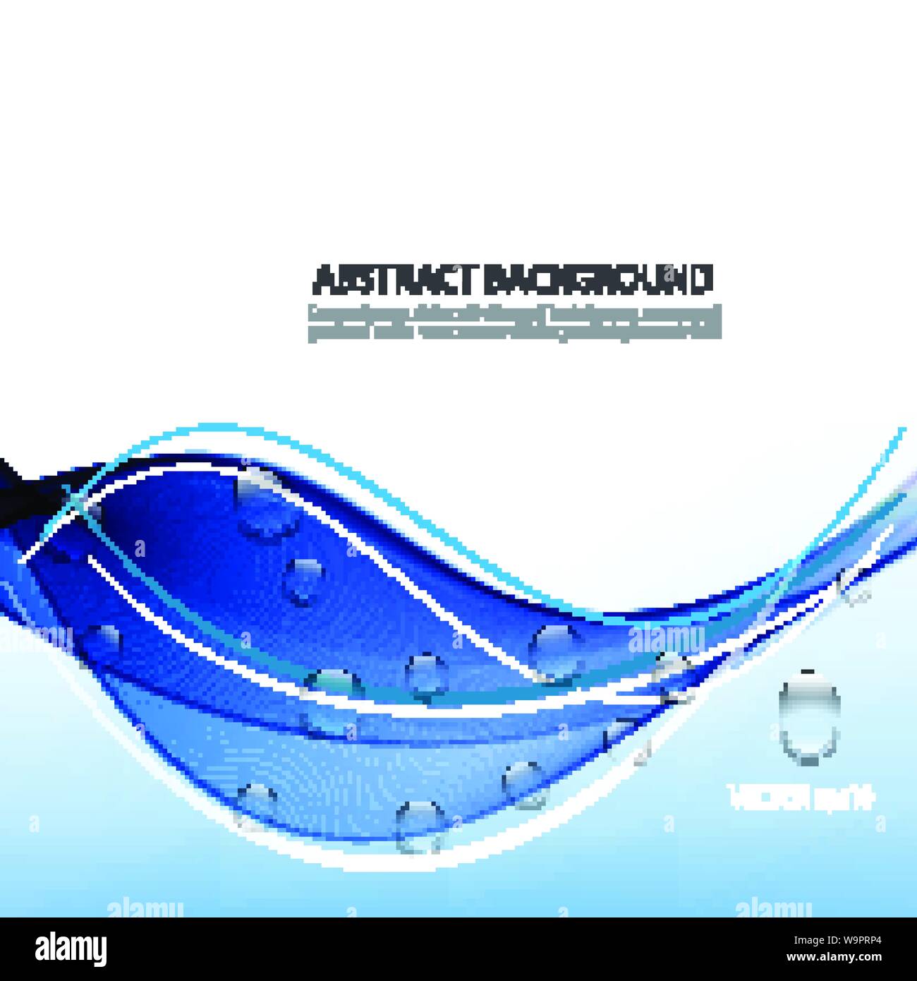 Water surface sea transparent waves Stock Vector Images - Alamy