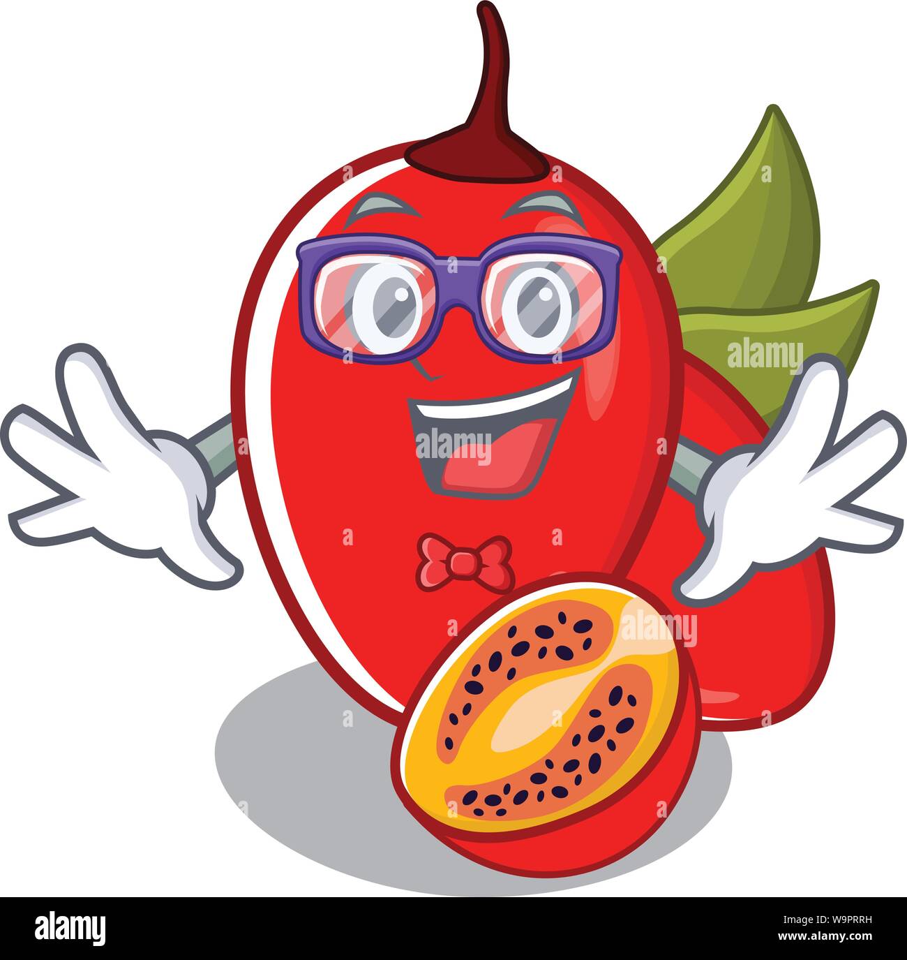 Geek tamarillo betaceum grows in cartoon tree Stock Vector Image & Art ...
