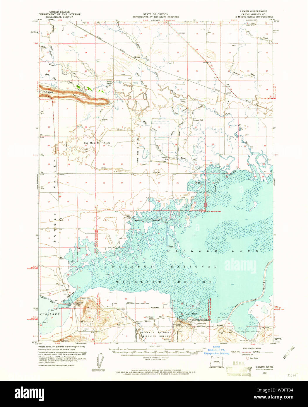 Lawen oregon map hi-res stock photography and images - Alamy