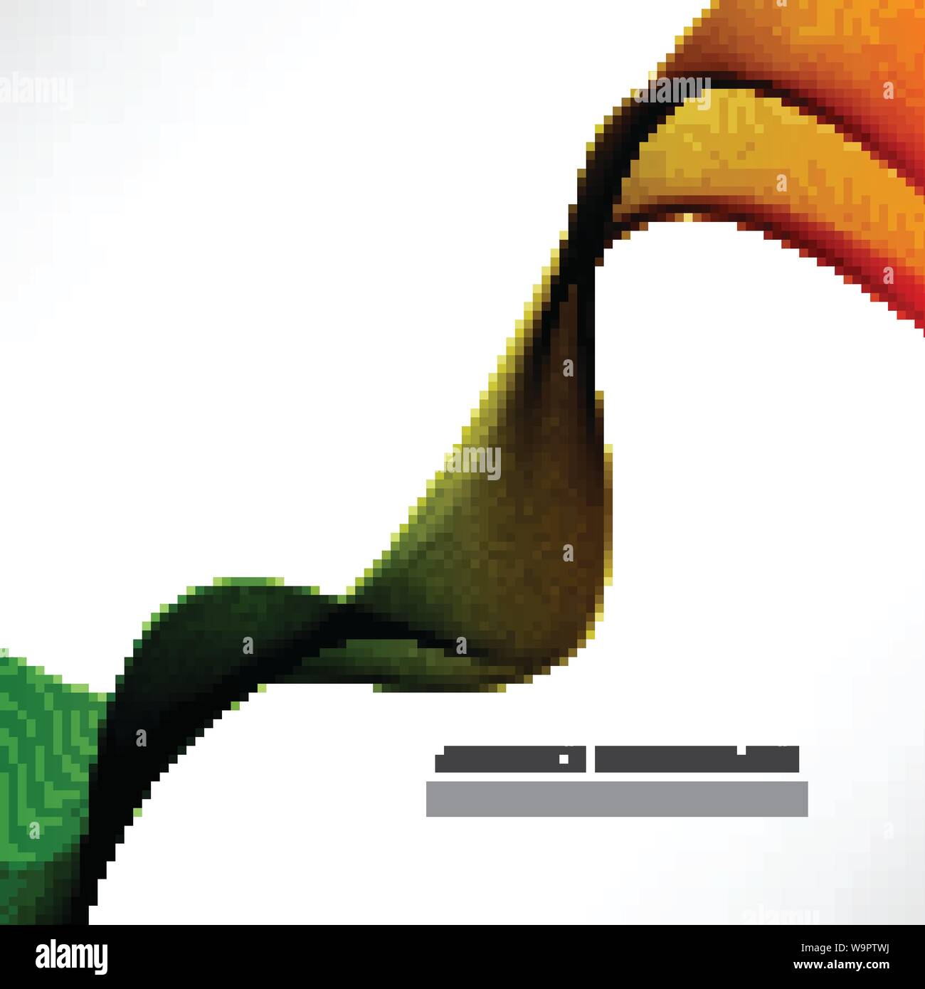 Abstract color wave design element Stock Vector Image & Art - Alamy