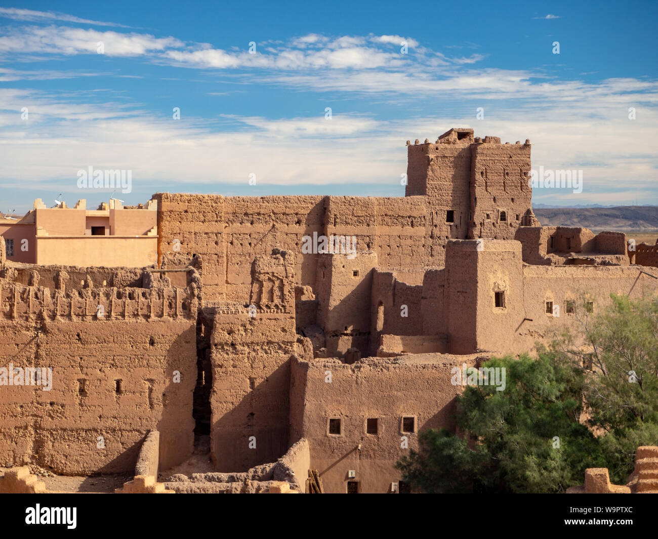 Taourirt Kasbah in Ouarzazate, Marocco, Old medival castle fort in ...