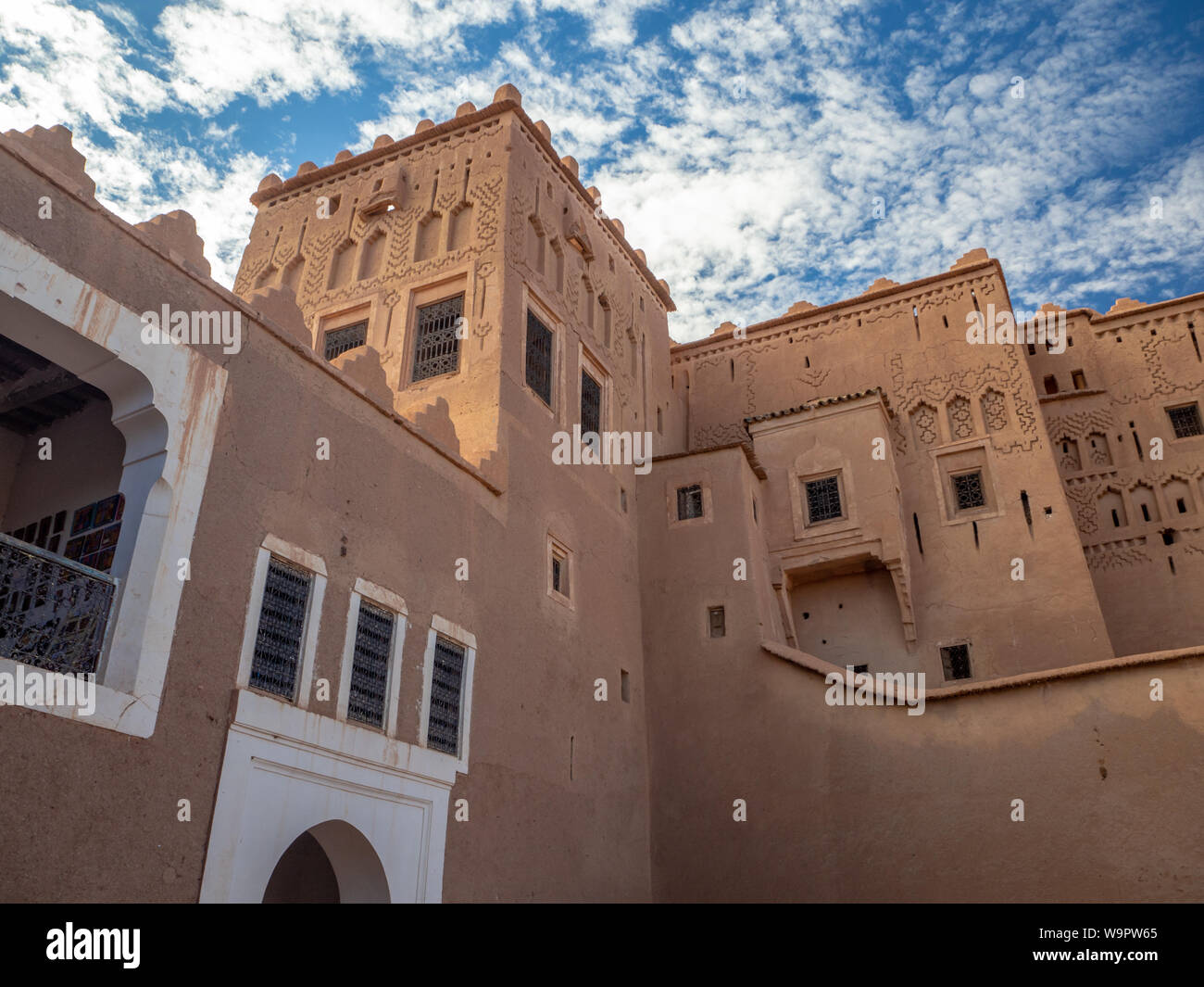 Taourirt Kasbah in Ouarzazate, Marocco, Old medival castle fort in ...