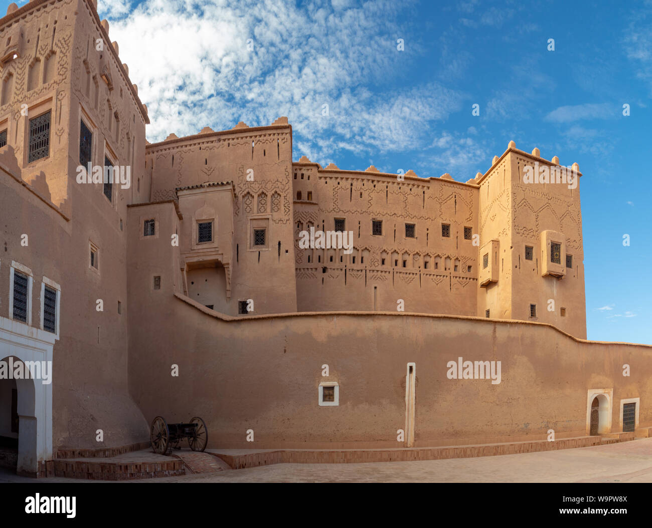 Taourirt Kasbah in Ouarzazate, Marocco, Old medival castle fort in ...