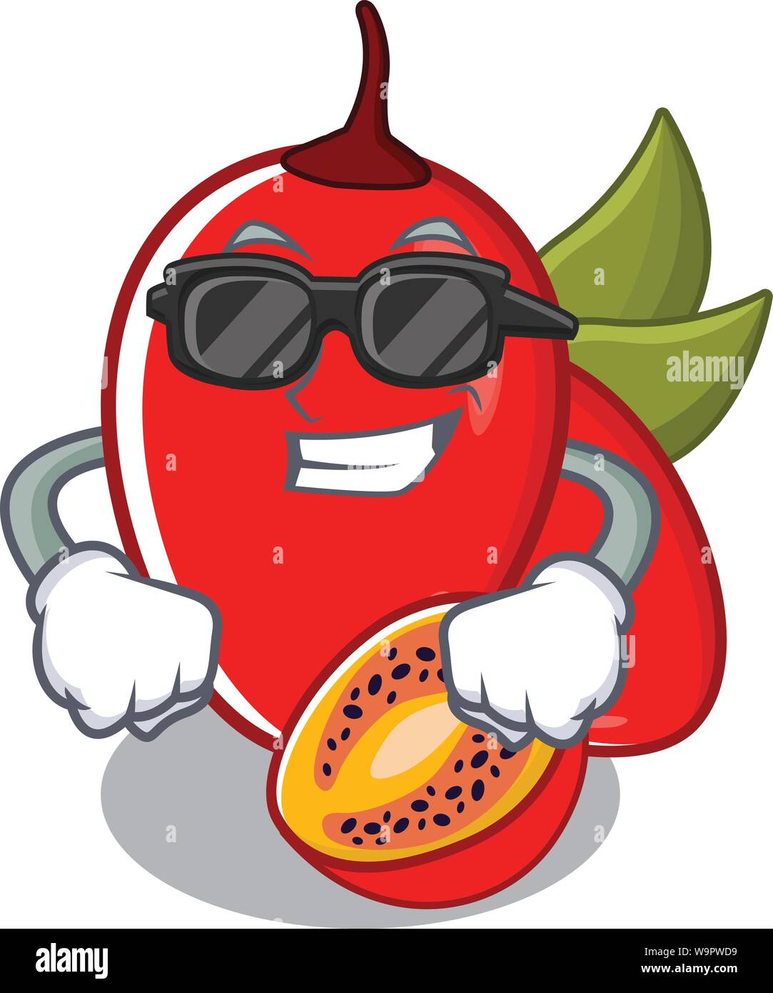 Super cool tamarillo betaceum grows in cartoon tree Stock Vector Image ...
