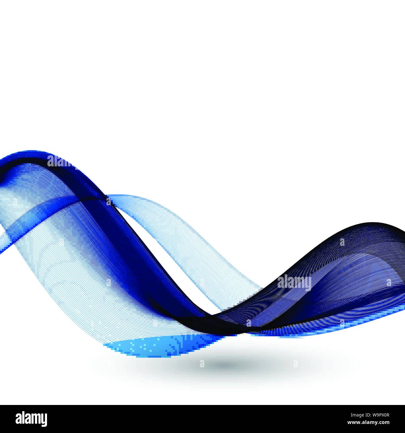 Blue energy wave Stock Vector Images - Alamy