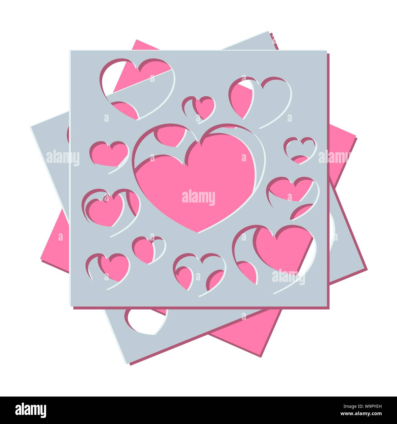 Random holes pattern Stock Vector Images - Alamy