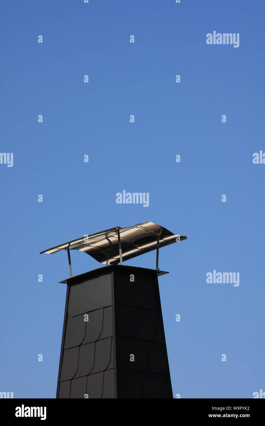 a chimney on the roof Stock Photo - Alamy