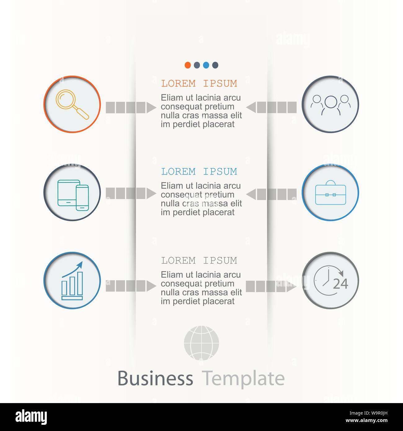 Abstract digital illustration Infographic. Vector Stock Vector Image ...