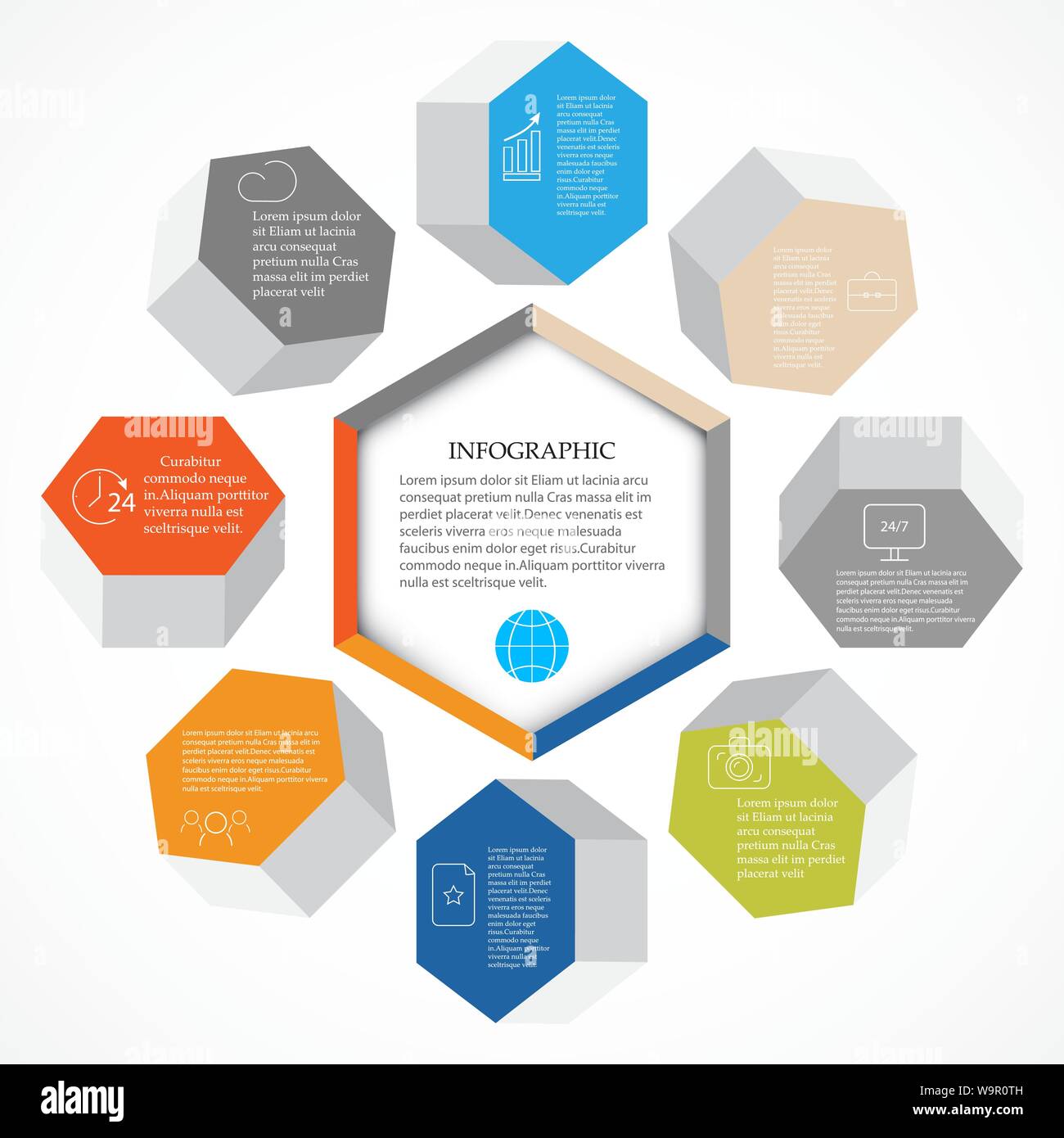 Infographic design template Stock Vector Image & Art - Alamy