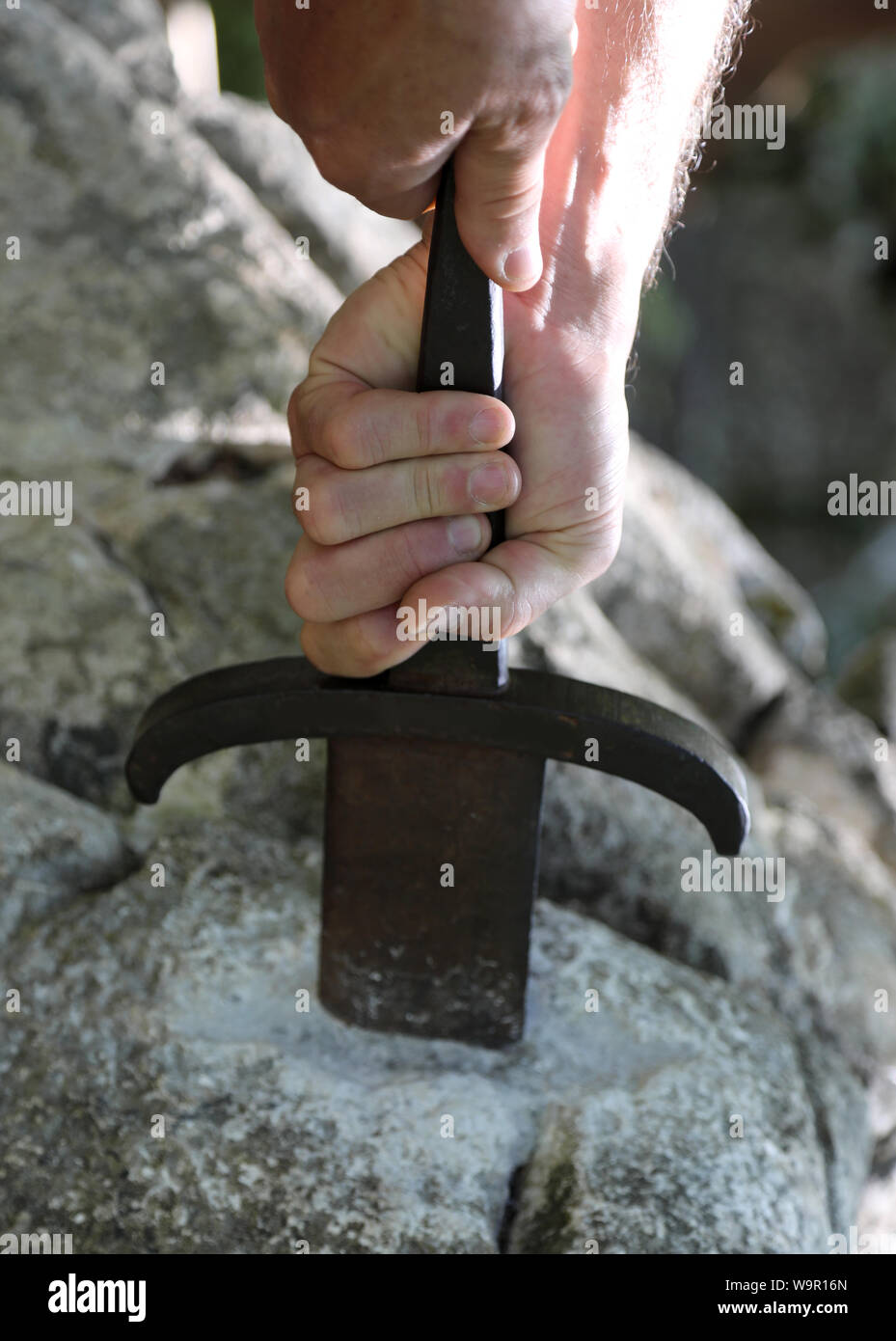 hand of man and the sword in the stone such as the famous legend of ...