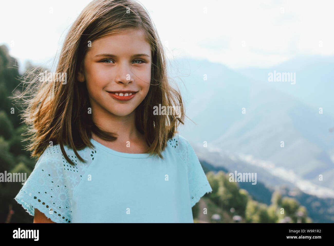 Tween girl camping autumn hi-res stock photography and images - Alamy