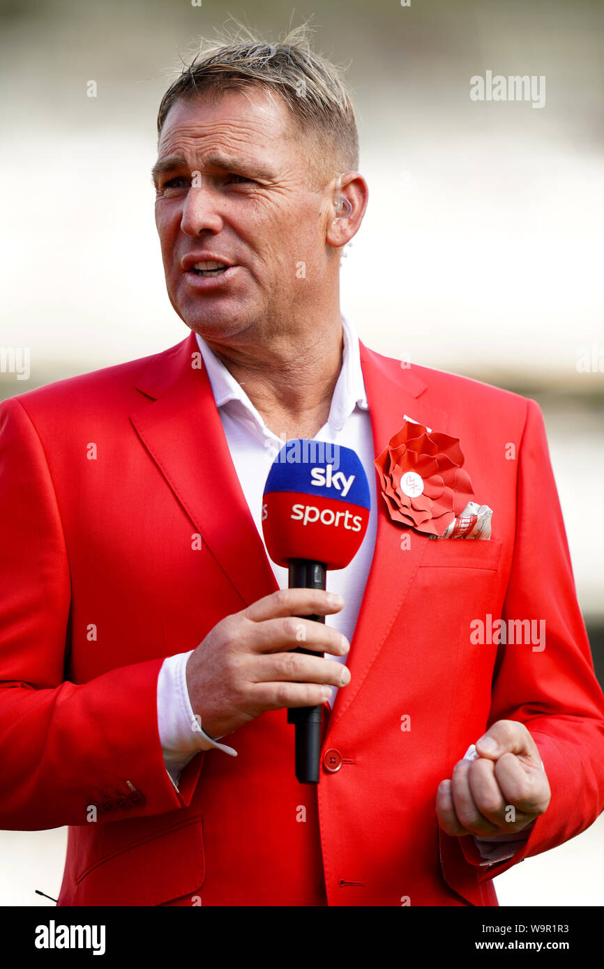 Shane warne wearing red hi-res stock photography and images - Alamy
