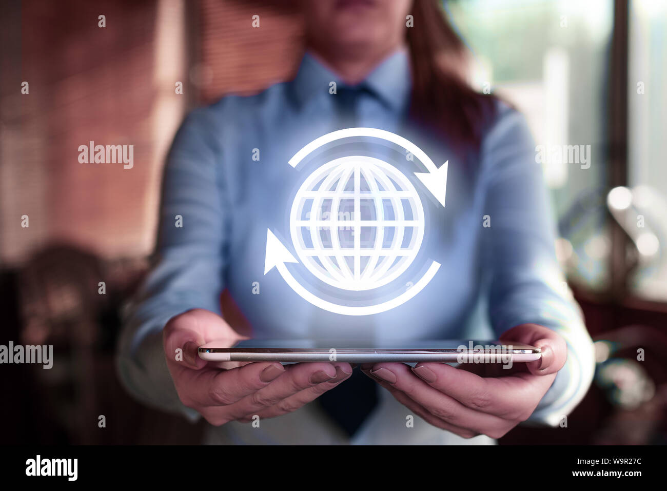 World map connected, social network, globalization business, soc. World ...