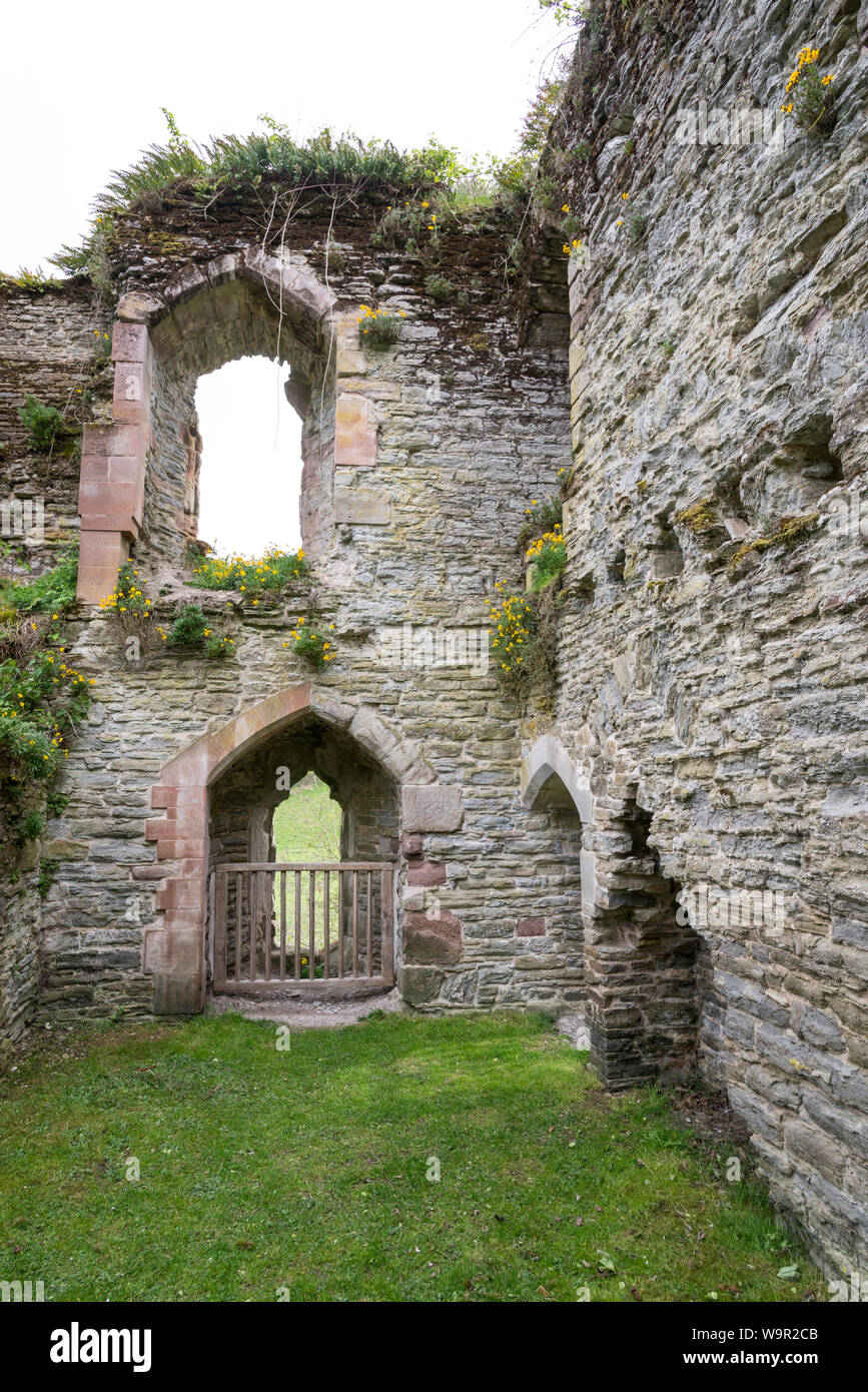 Wigmore castle hi-res stock photography and images - Alamy