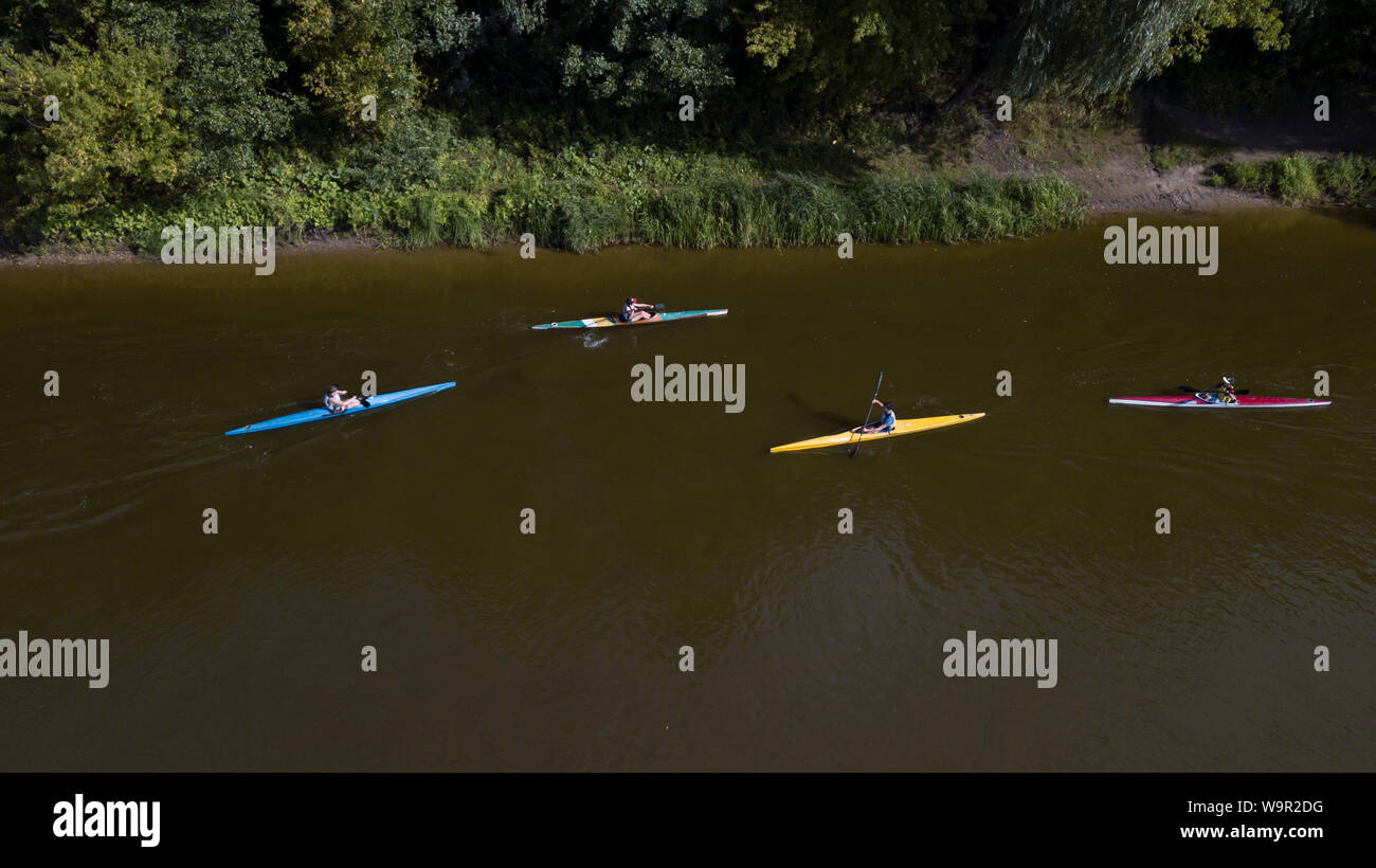 Crew rowing aerial hi-res stock photography and images - Alamy