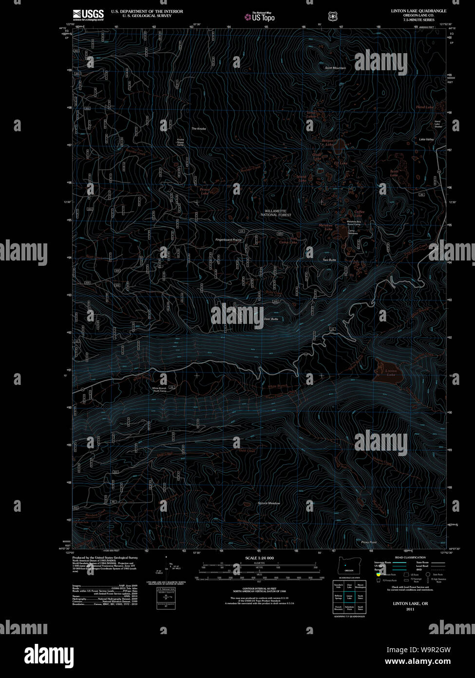 Map of linton hi-res stock photography and images - Alamy