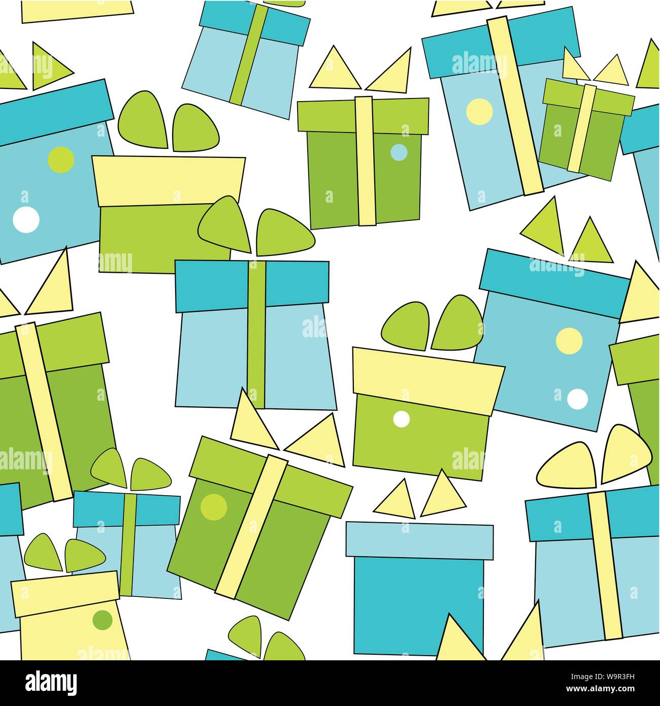 Vector seamless background with presents Stock Vector Image & Art - Alamy