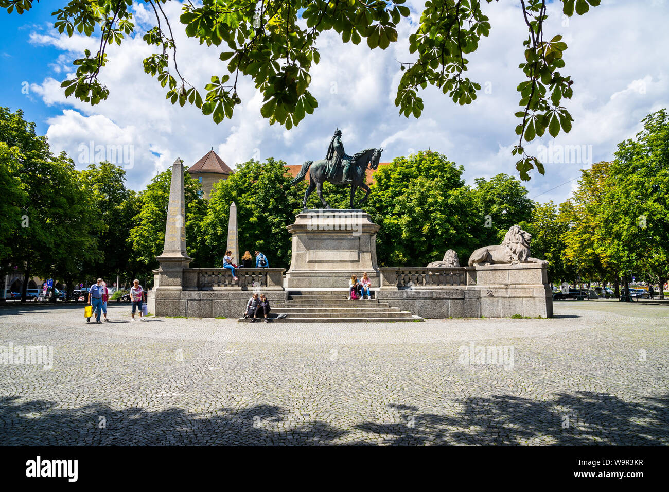 Emperor wilhelm monument rider statue hi-res stock photography and ...