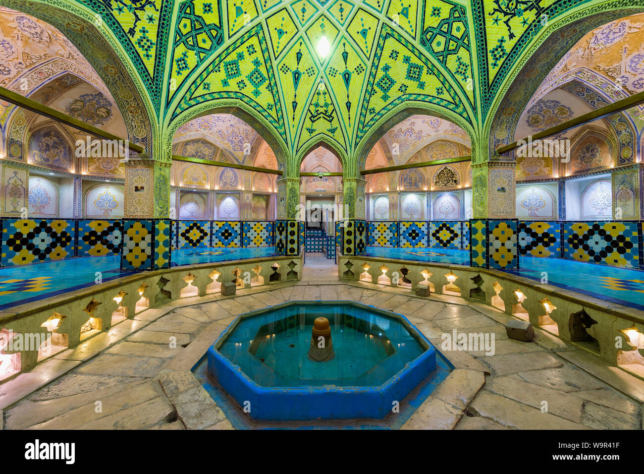 Sultan Amir Ahmad Bathhouse, Kashan, Isfahan Province, Islamic Republic ...