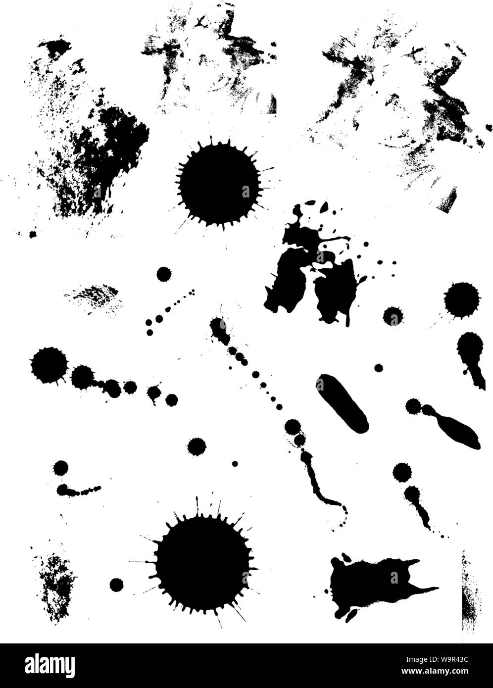 Stain stains stained Stock Vector Images - Alamy