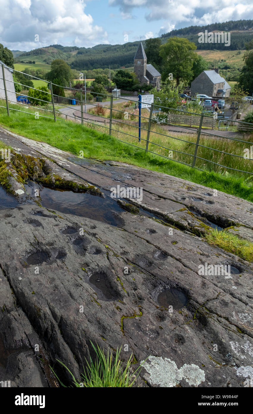 Kilmichael glassary rock art hi-res stock photography and images - Alamy