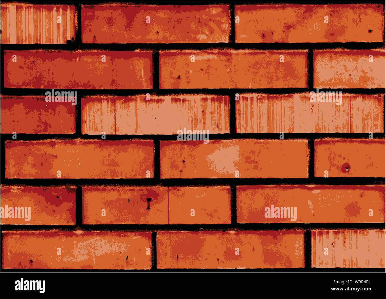 Vector texture of old brick wall Stock Vector Image & Art - Alamy