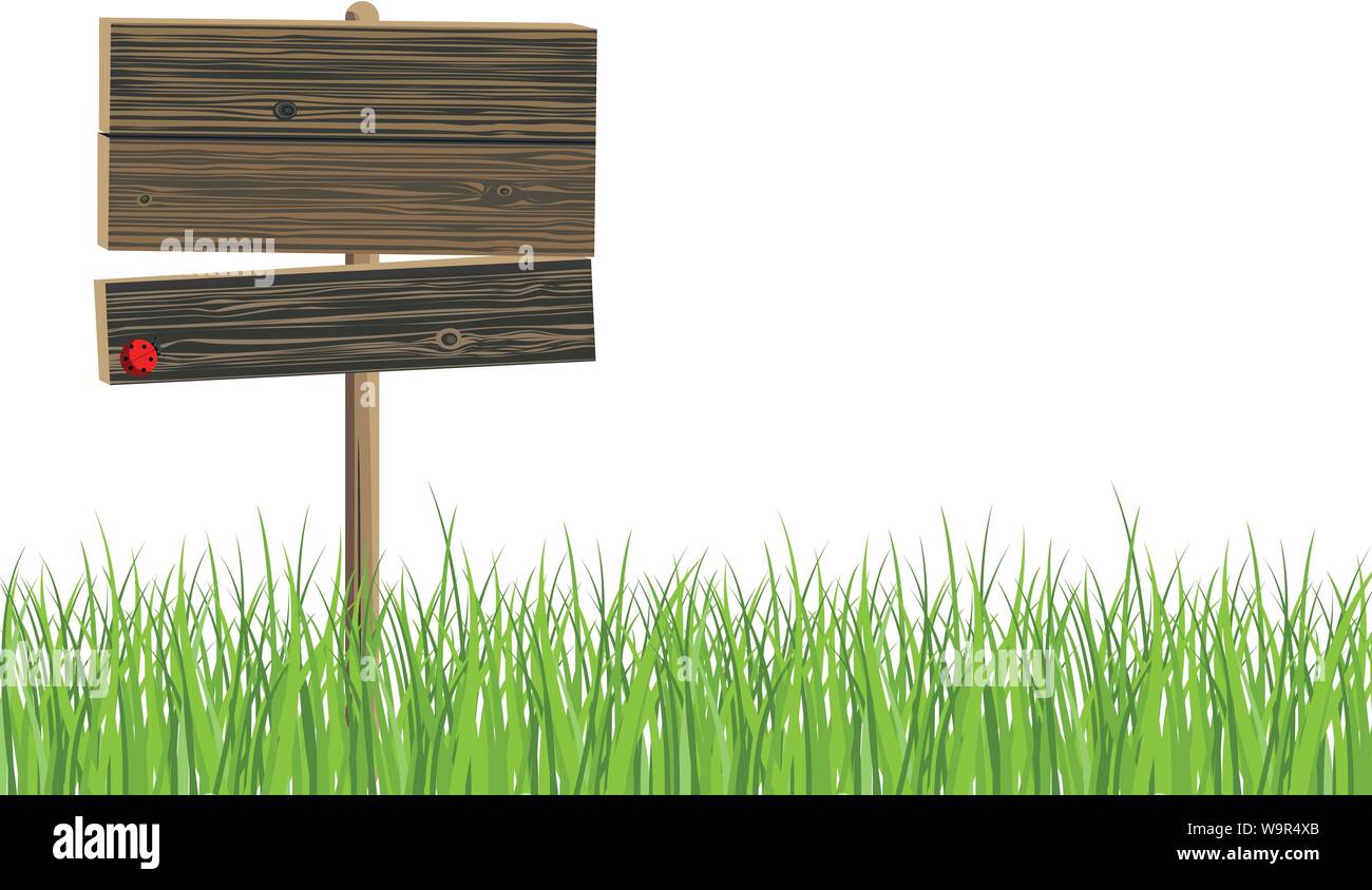 Grass signage Stock Vector Images - Alamy