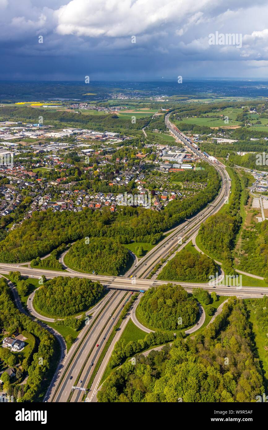 A45 sauerlandlinie motorway junction hi-res stock photography and ...