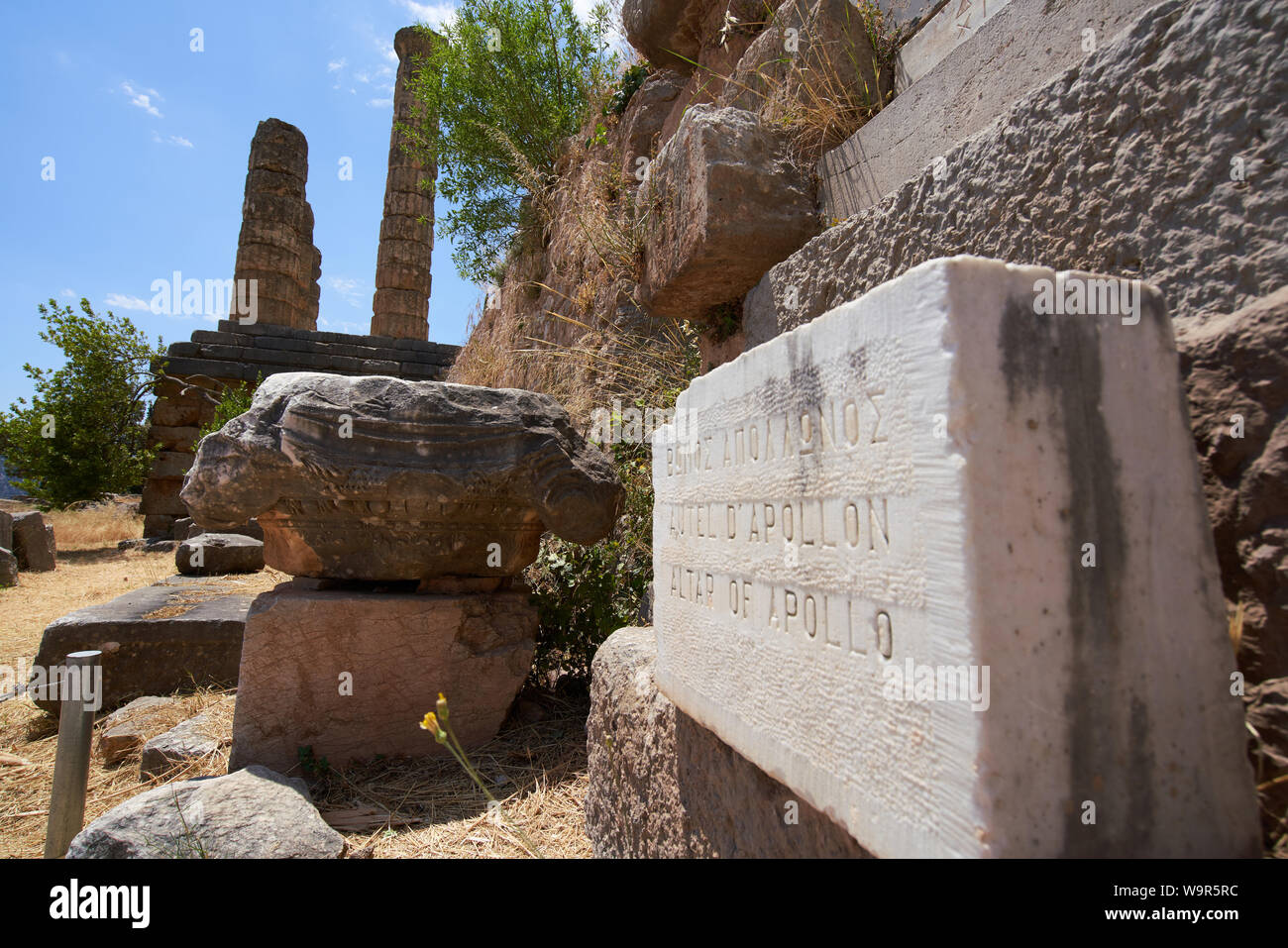 Oracle Of Apollo At Delphi High Resolution Stock Photography and Images ...