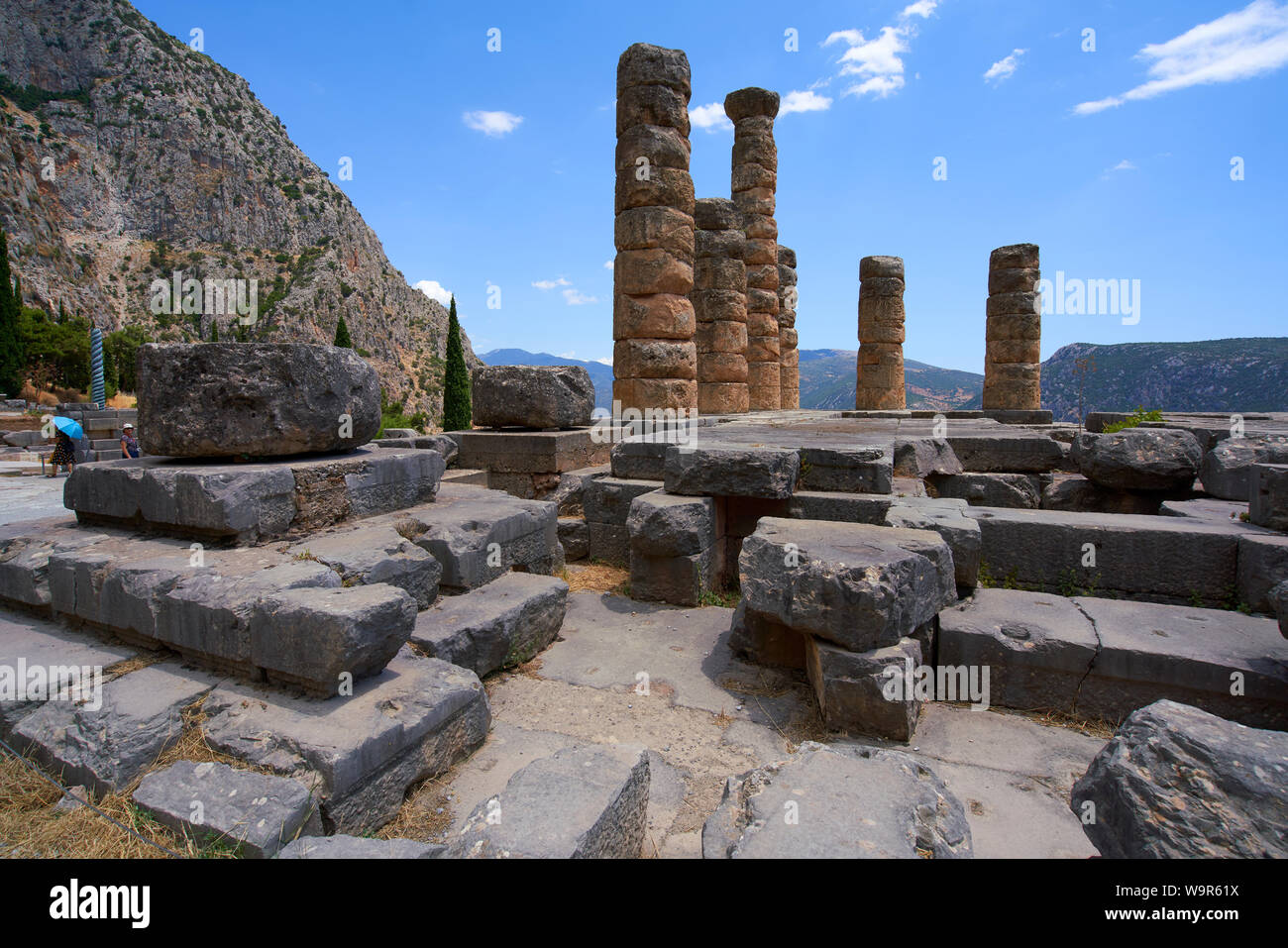 Sacred way temple apollo hi-res stock photography and images - Alamy