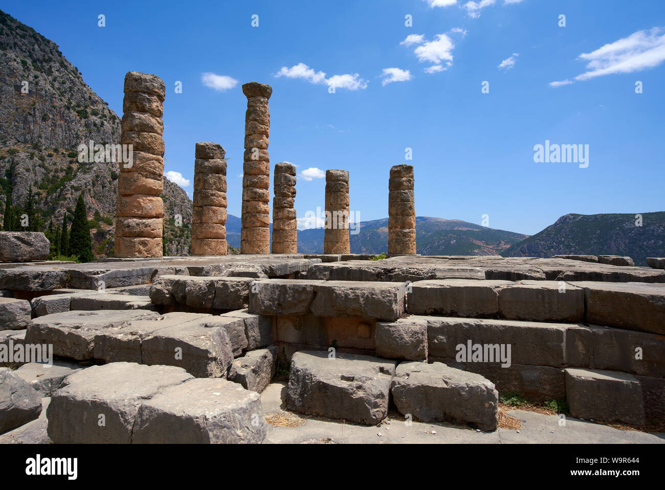 Oracle Of Apollo At Delphi High Resolution Stock Photography and Images ...
