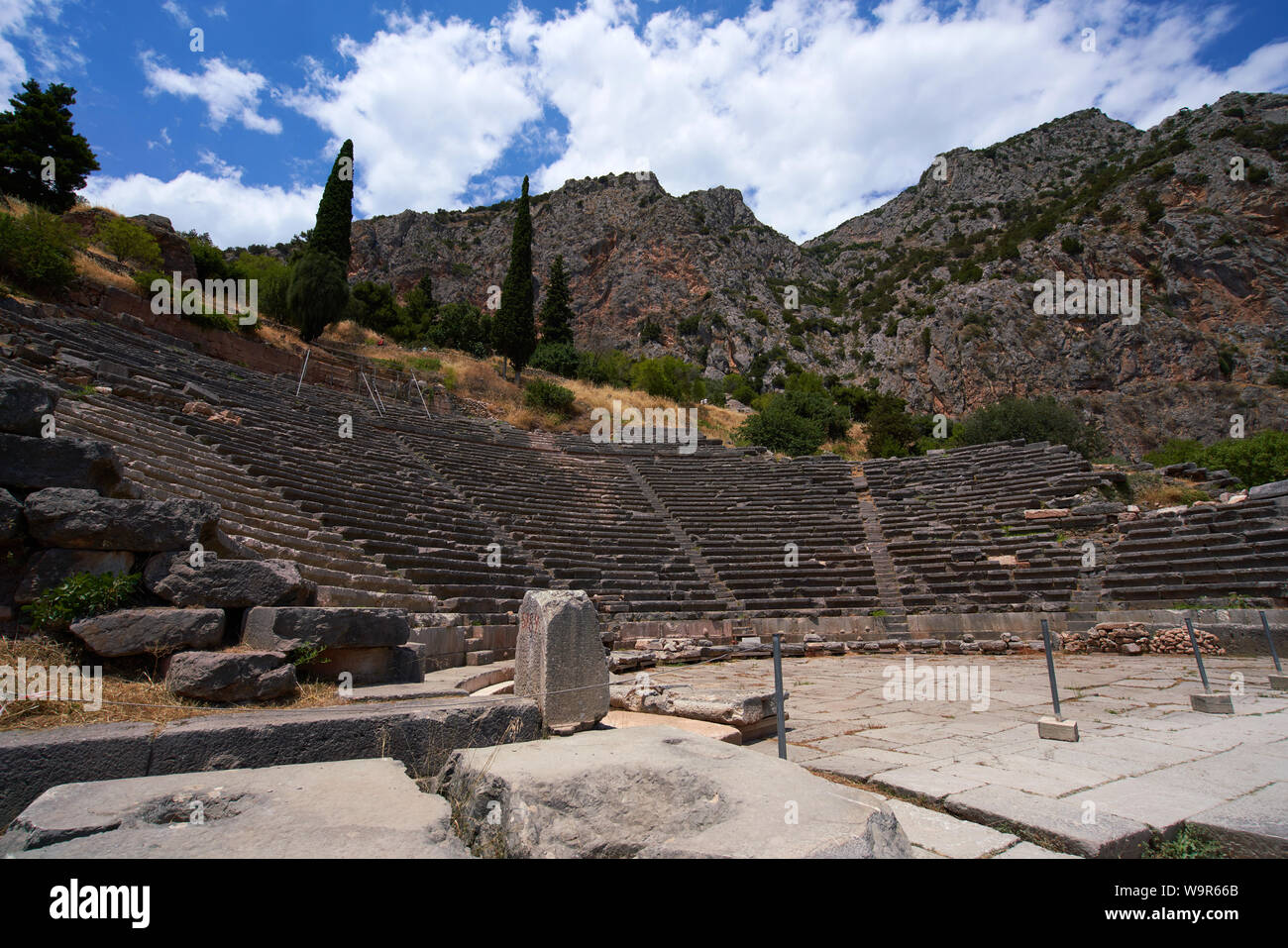 The Theatre at Delphi in Greece Stock Photo - Alamy