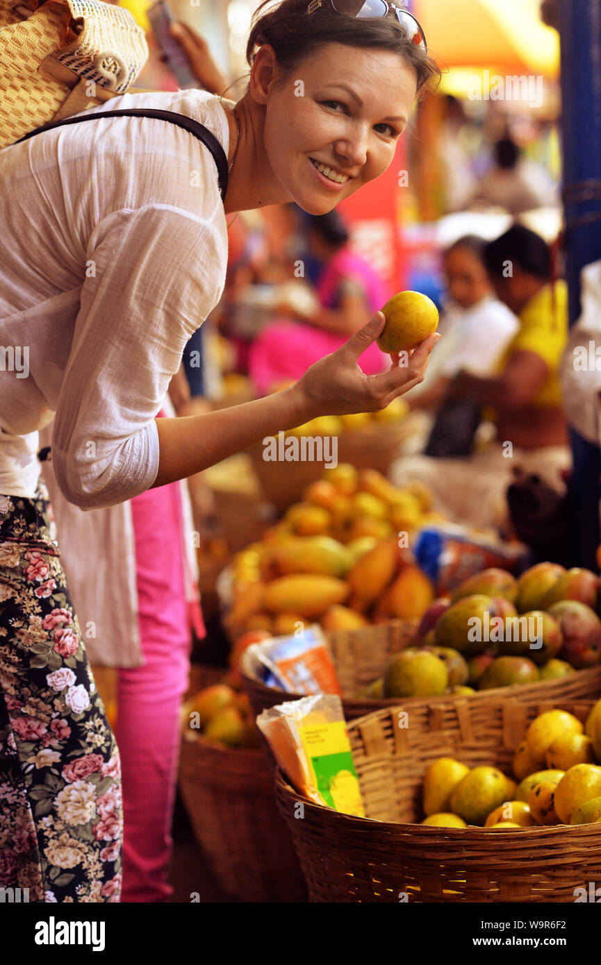Beautiful young woman choosing hi-res stock photography and images - Alamy