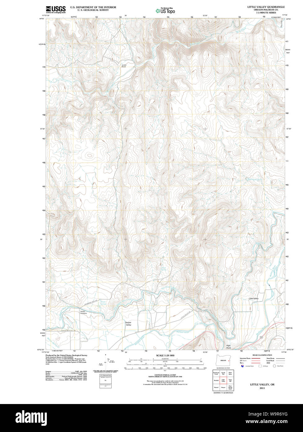 Map of little valley hi-res stock photography and images - Alamy