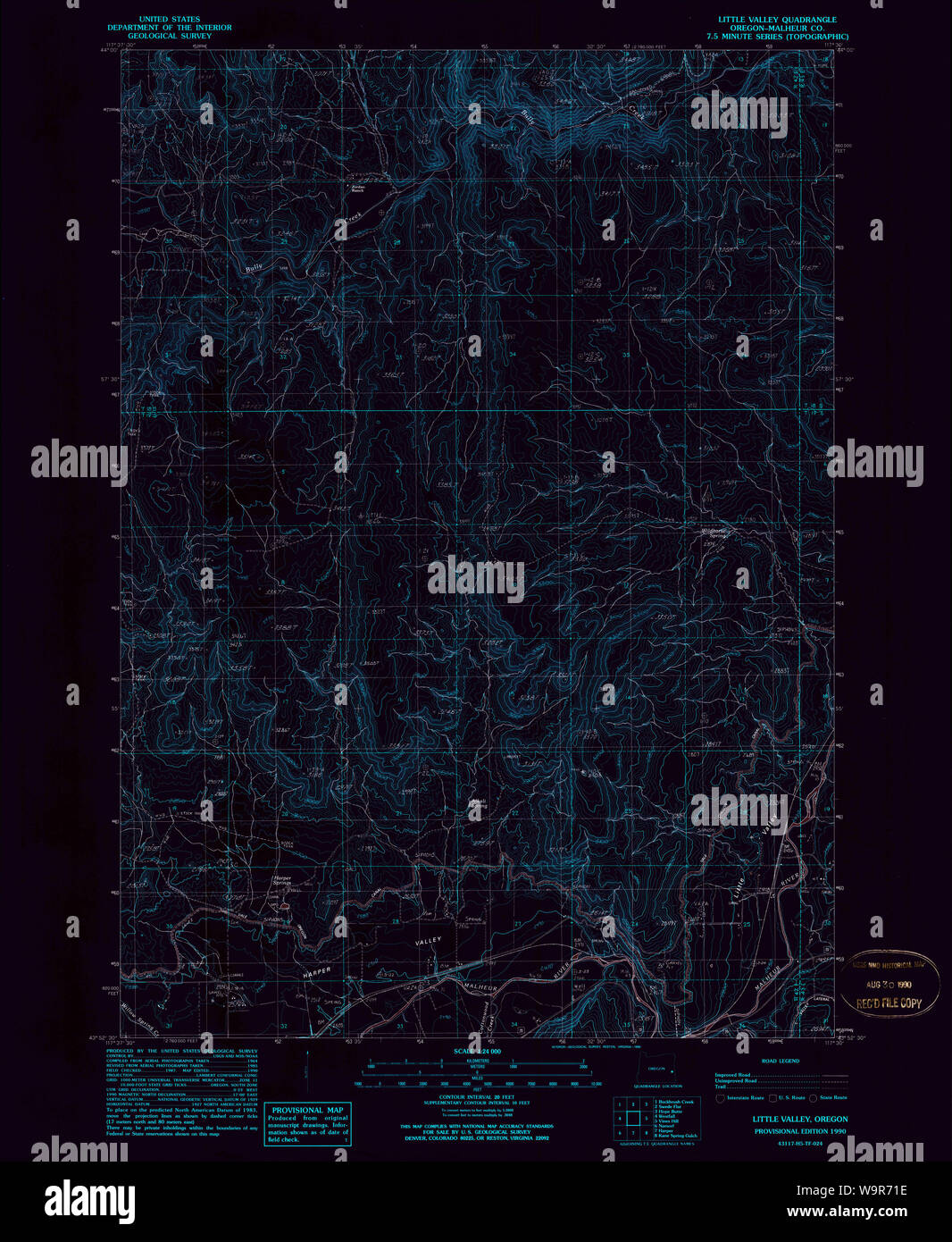 Map of little valley hi-res stock photography and images - Alamy
