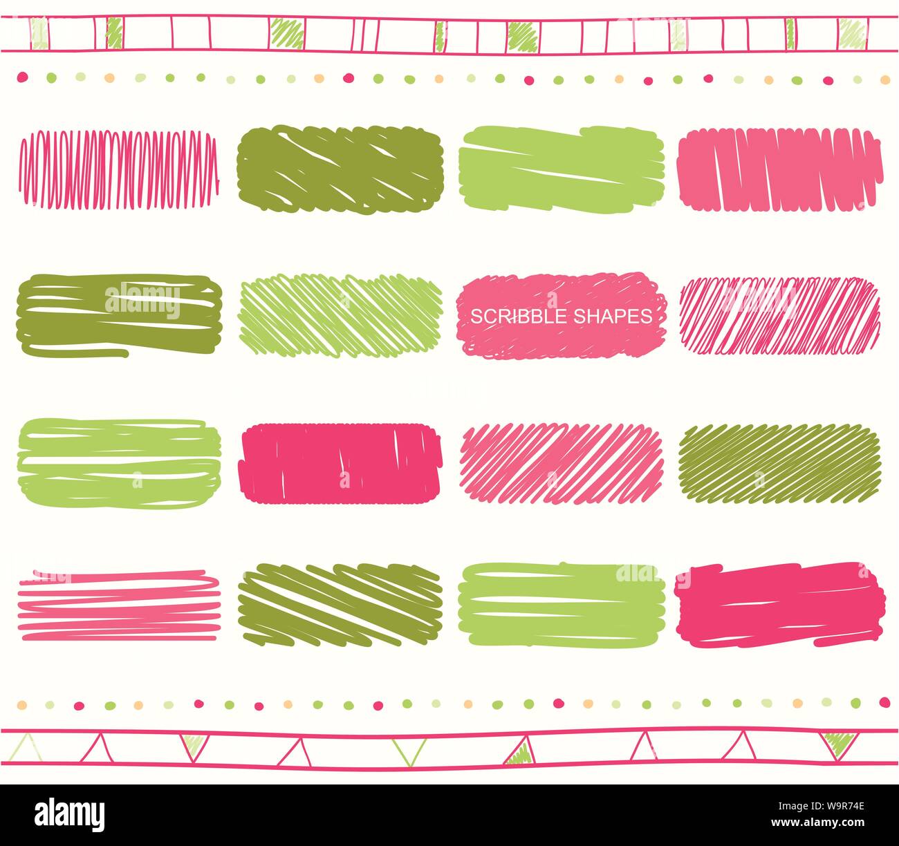 Hand painted red empty Stock Vector Images - Alamy