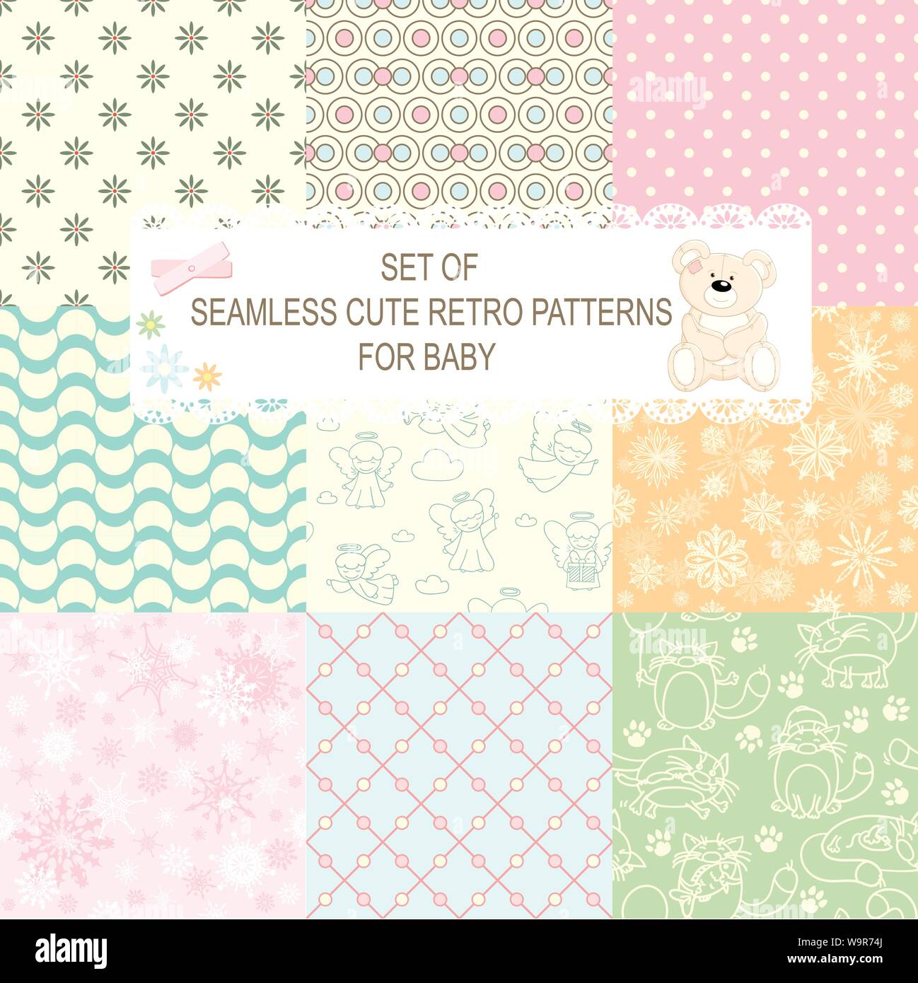 Nine pattern patterns hi-res stock photography and images - Alamy