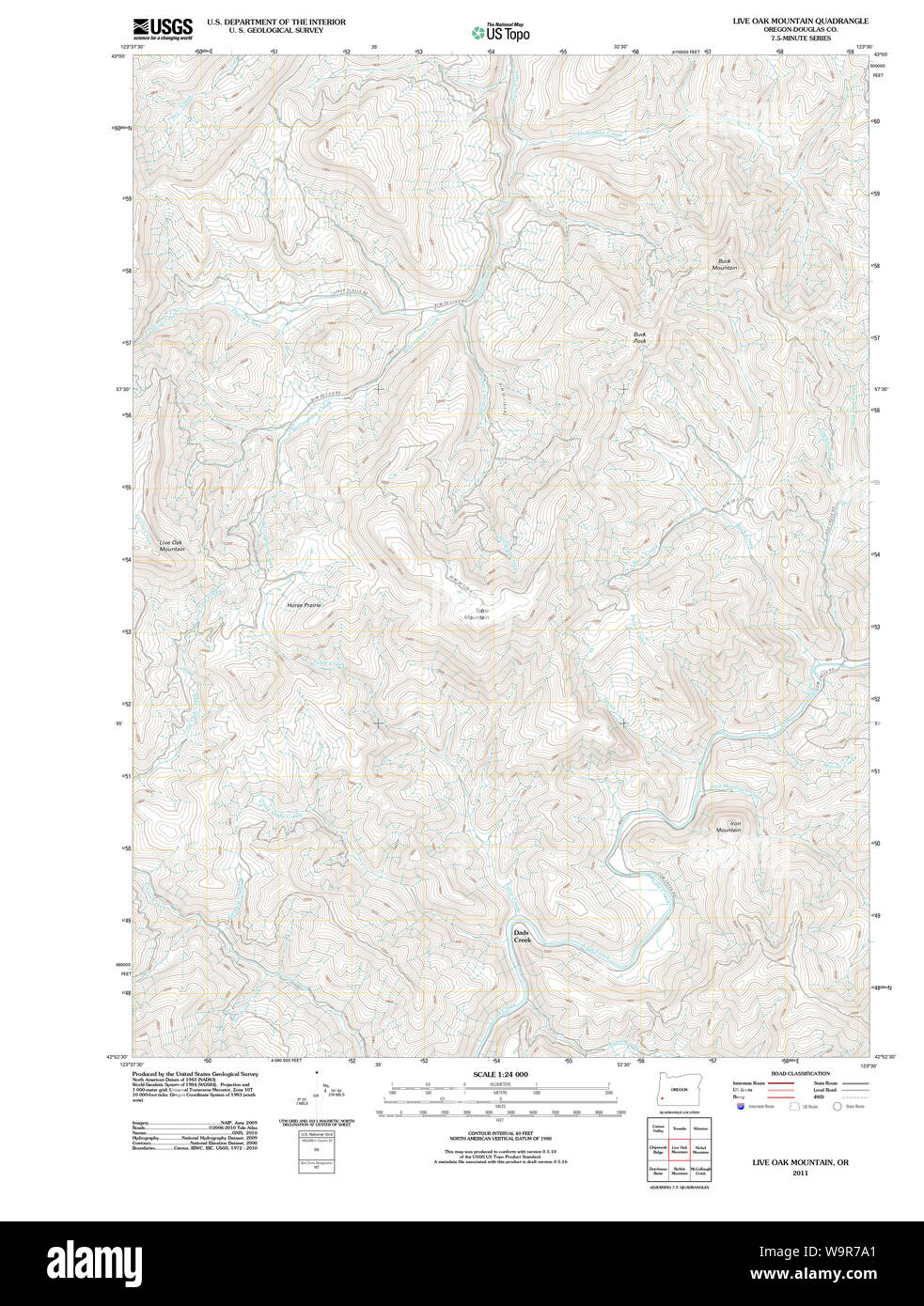 Live oak map Cut Out Stock Images & Pictures - Alamy