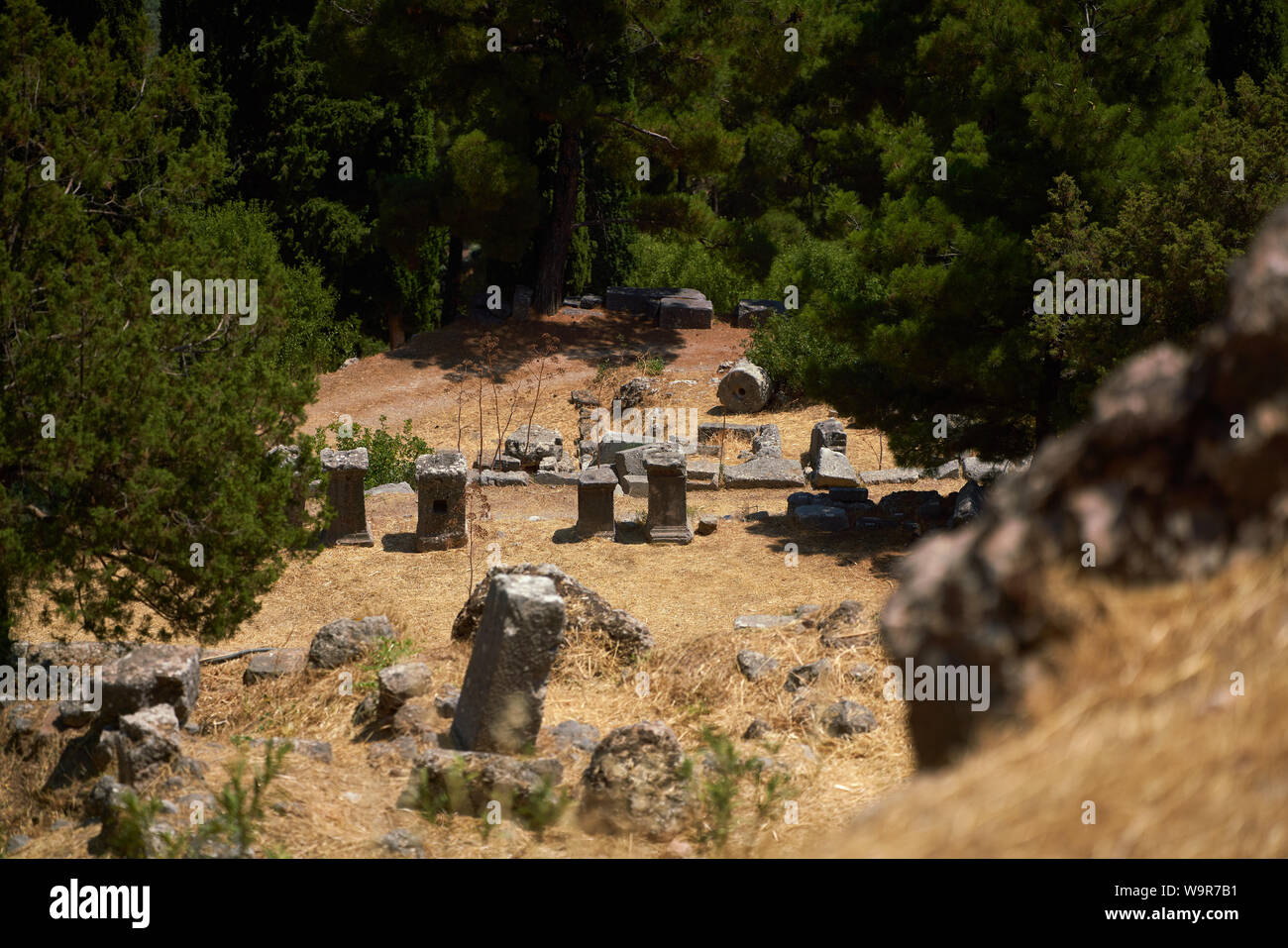Oracle Of Apollo At Delphi High Resolution Stock Photography and Images ...