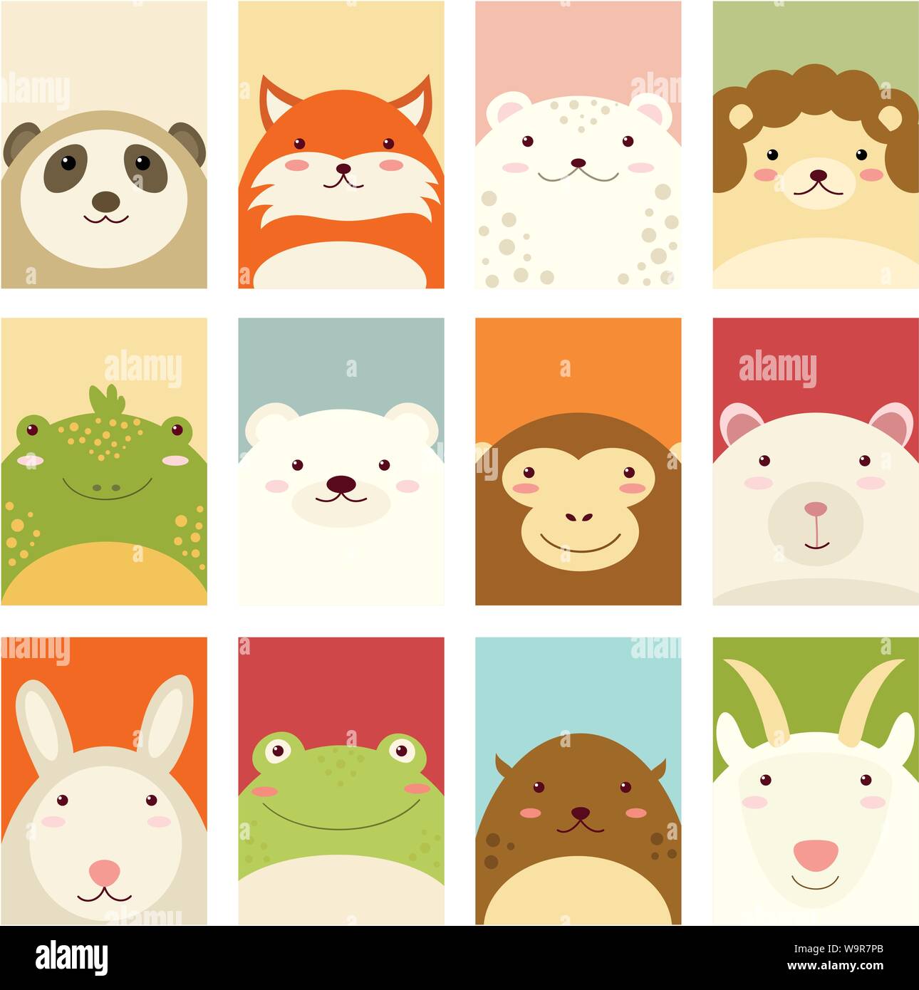 Cartoon snow leopard hi-res stock photography and images - Alamy