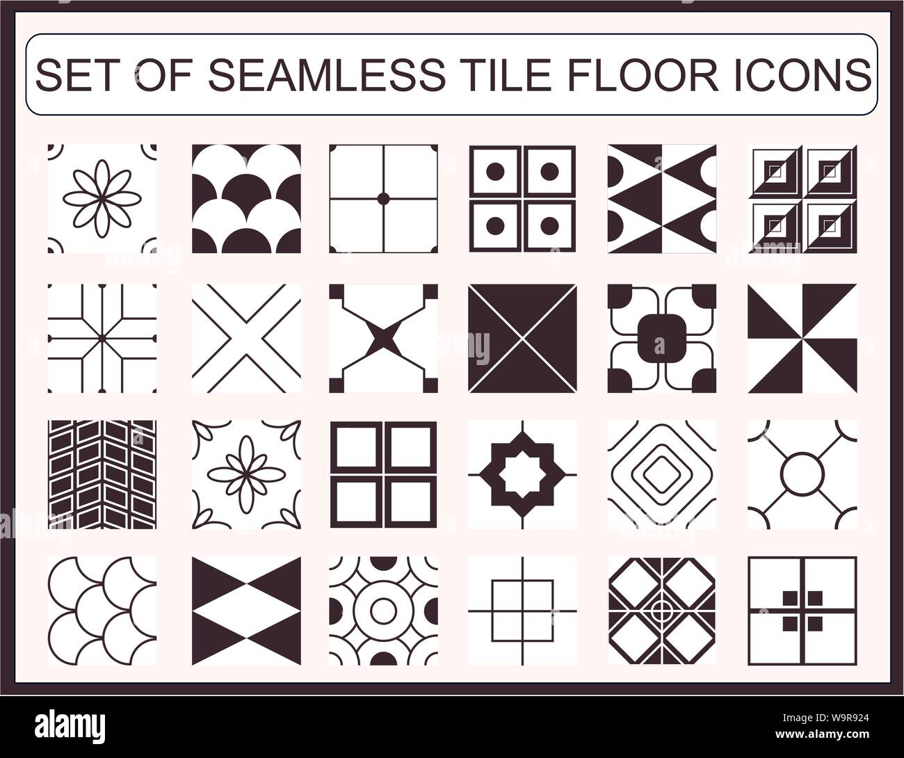 Tile floor Stock Vector Images - Alamy