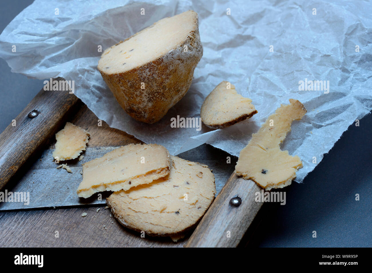 Cheese Belper Knolle Stock Photo - Alamy