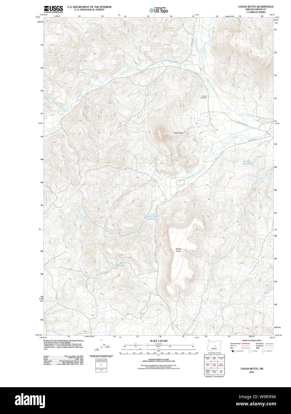 Map of logan hi-res stock photography and images - Alamy