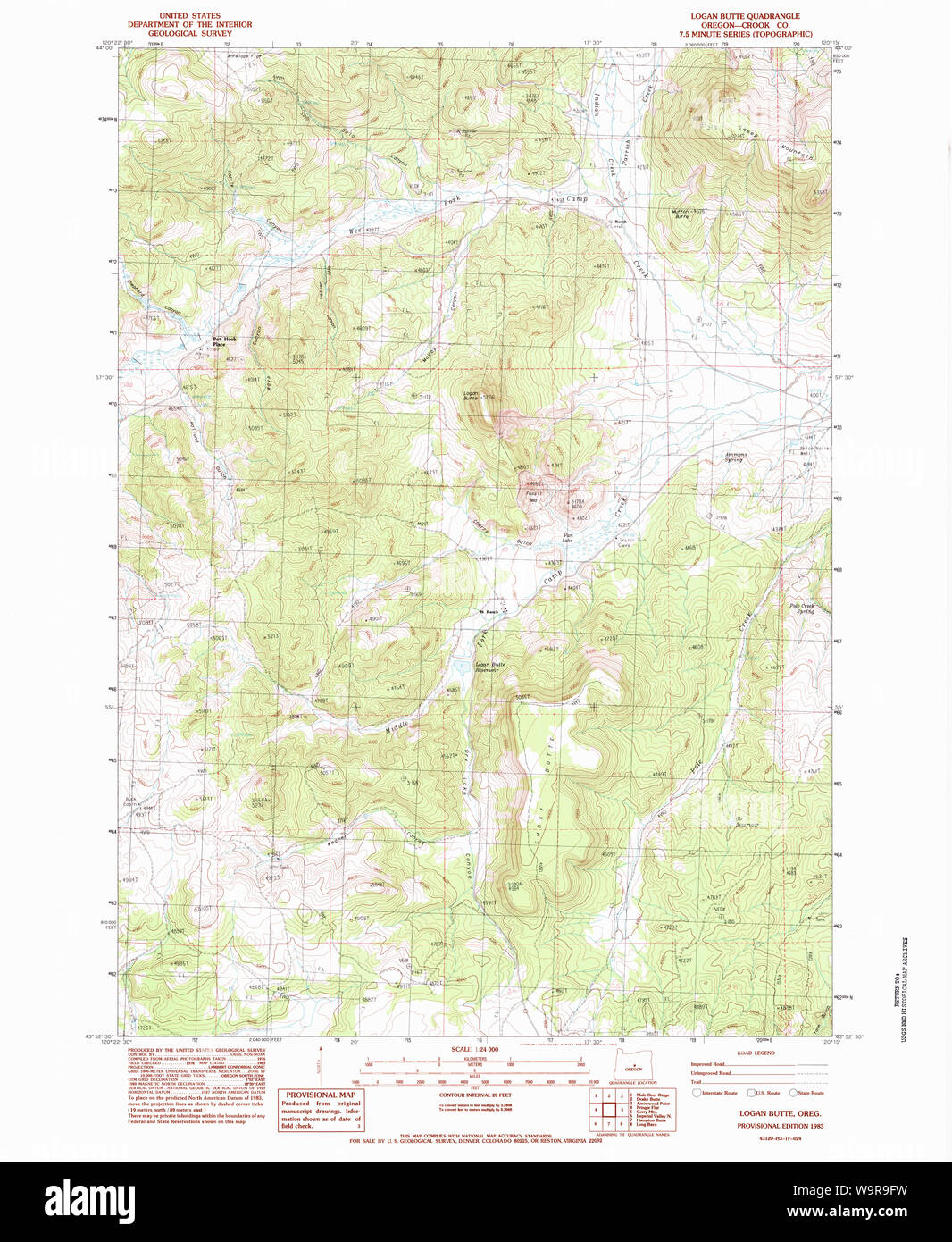 Map of logan hi-res stock photography and images - Alamy