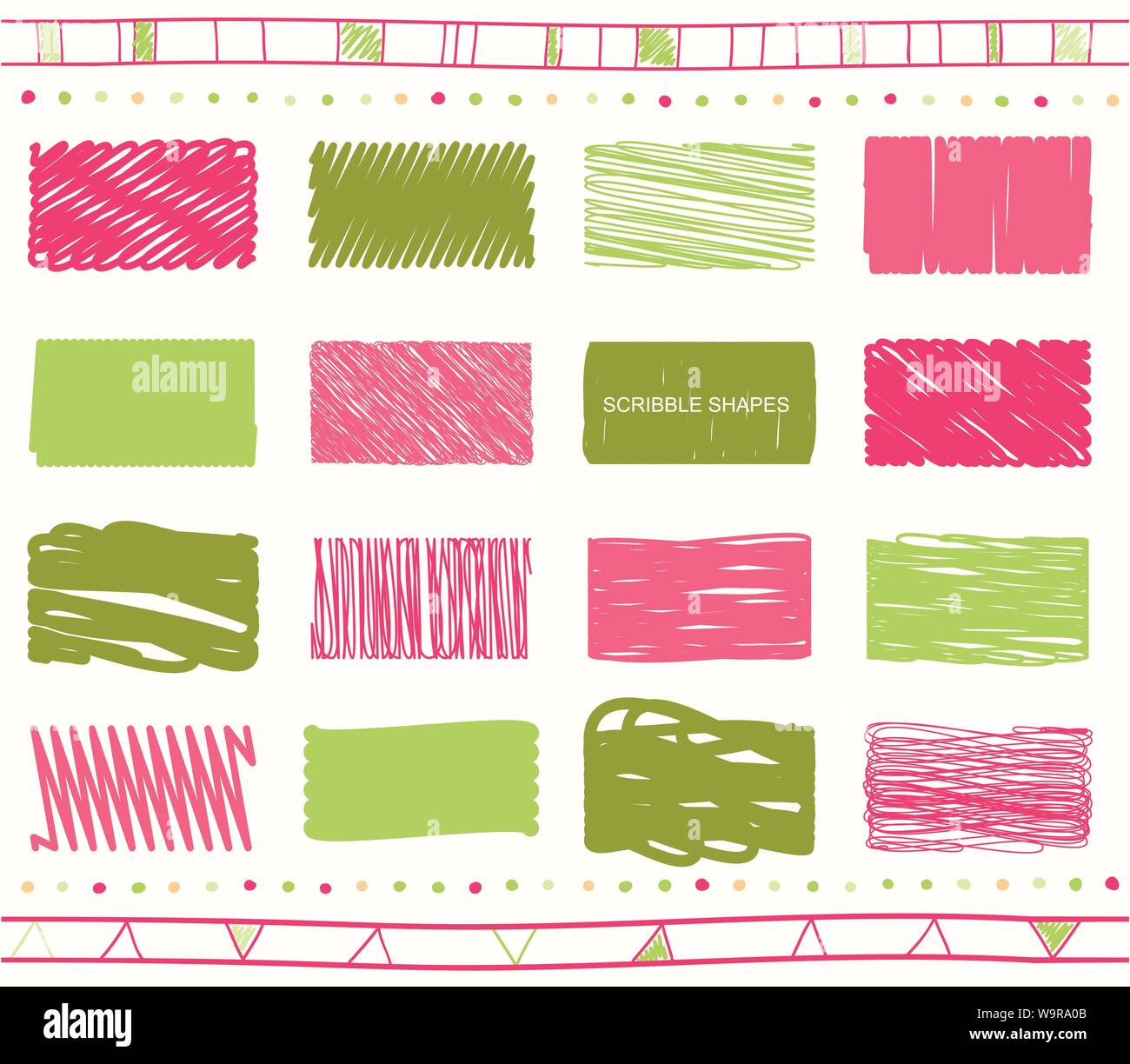 Hand painted red empty Stock Vector Images - Alamy