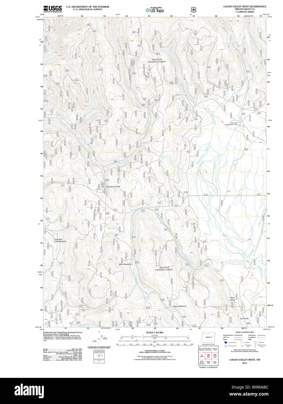 Map of logan hi-res stock photography and images - Alamy