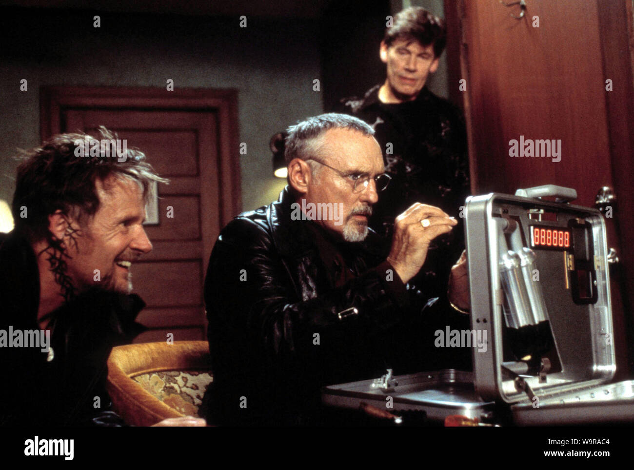 DENNIS HOPPER in TICKER (2001), directed by ALBERT PYUN. Copyright ...