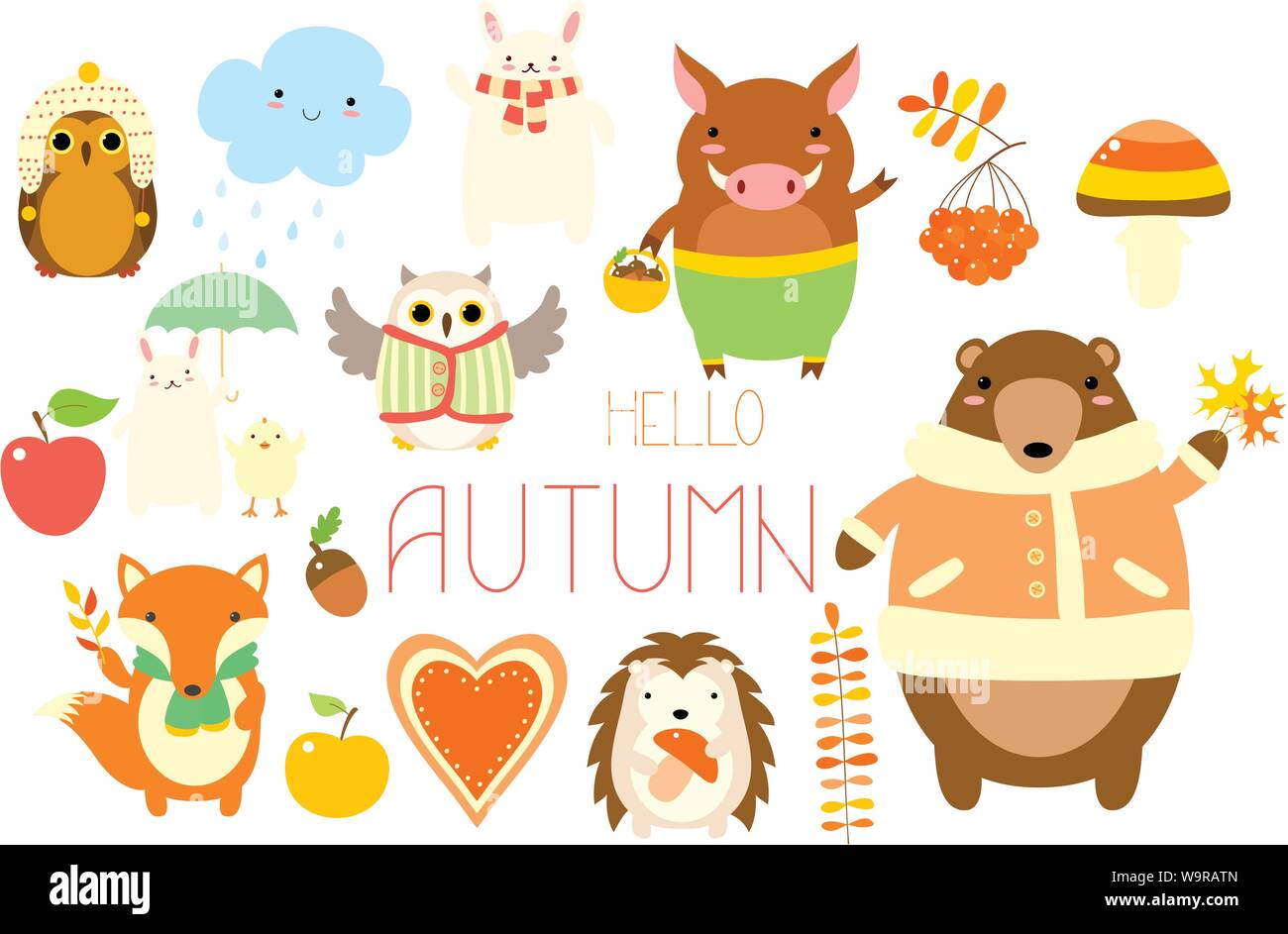 Cute Forest Animals Clipart